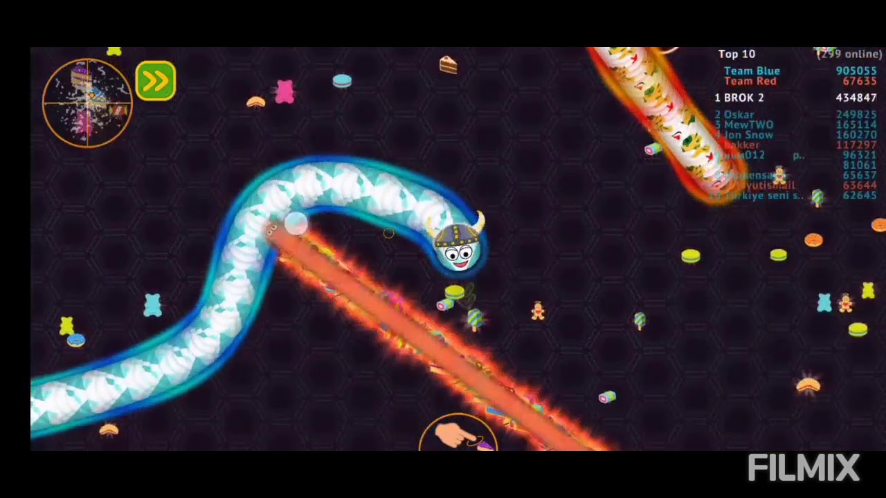 Wormate.io 2 teams |wormate.io #6 - YouTube