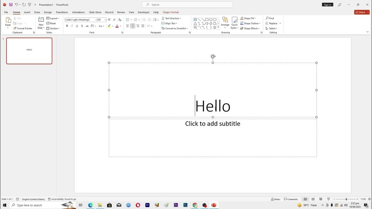 How To Reveal Text on Click with Powerpoint Animation - YouTube