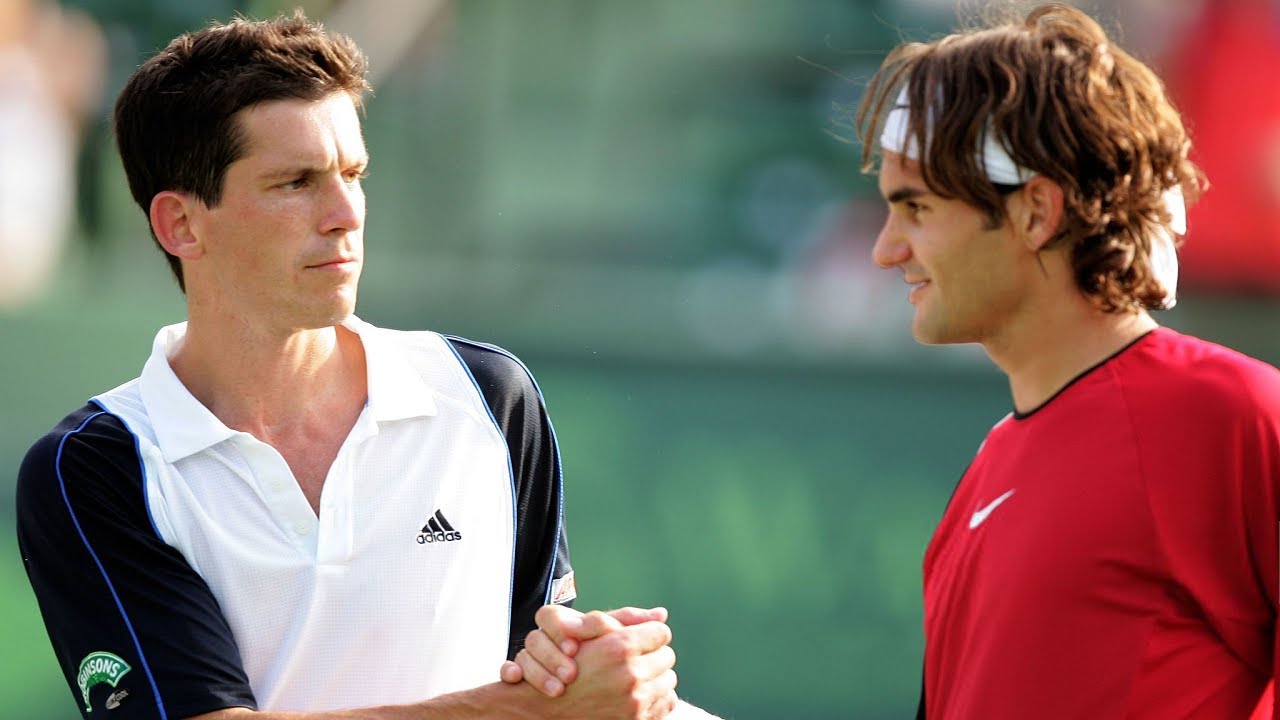 Roger Federer vs Tim Henman 2005 Miami QF Highlights - YouTube