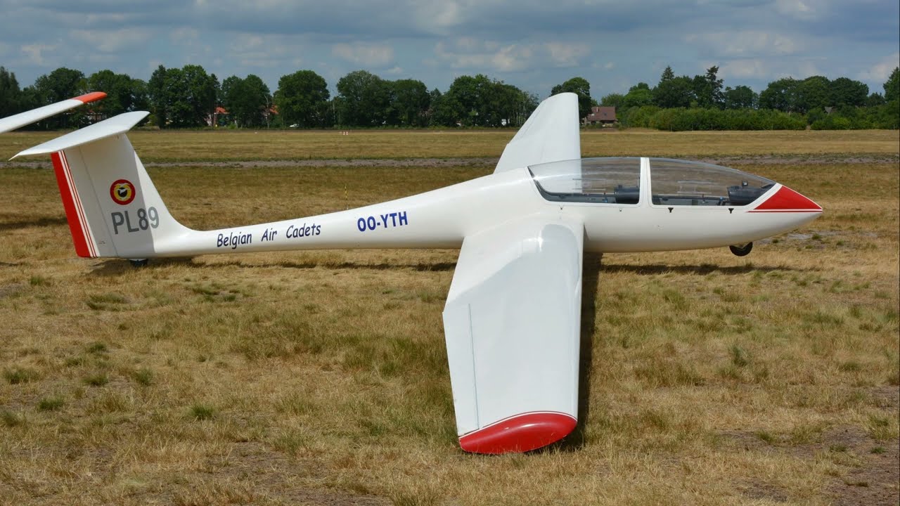 Royal Belgian Air Cadets - Vlucht Twin Astir II (full version) - YouTube