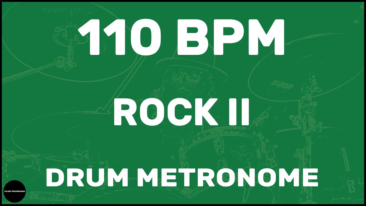 Rock II | Drum Metronome Loop | 110 BPM - YouTube