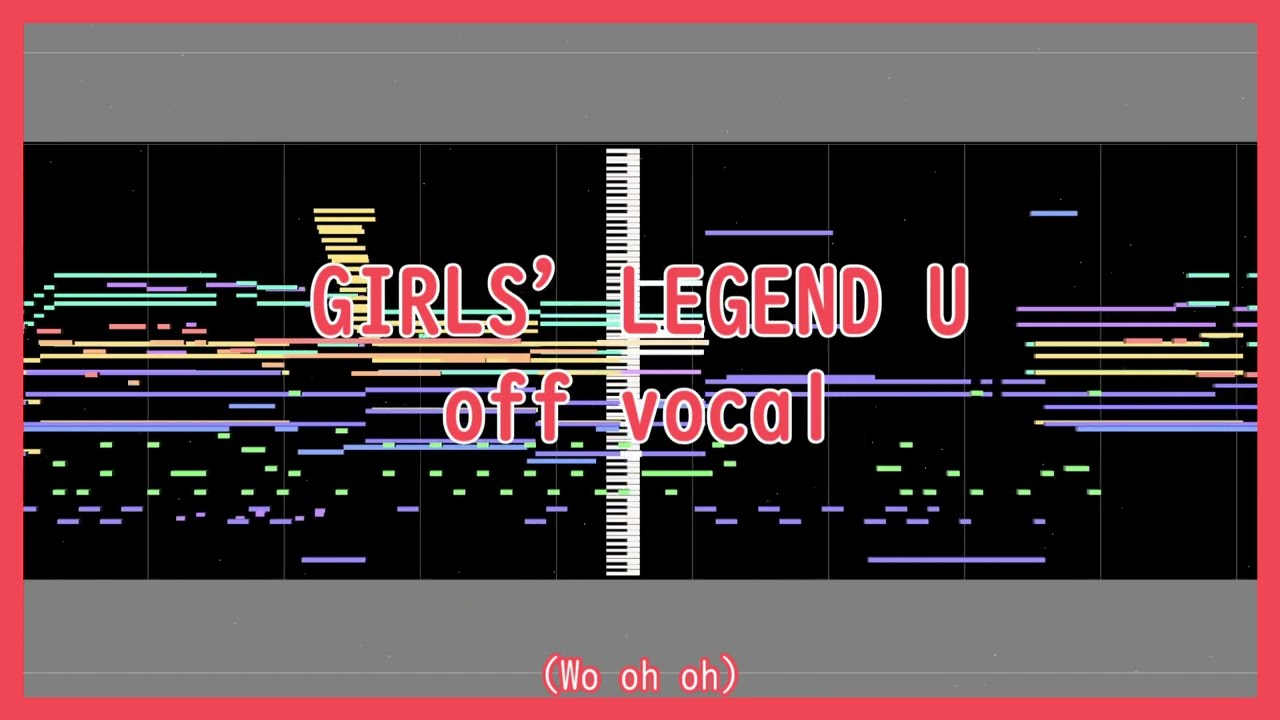 【Off vocal 歌詞付き】『GIRLS' LEGEND U』(Full) 打ち込んでみた from 『ウマ娘 プリティーダービー』WINNING LIVE 01【MIDI】 - YouTube