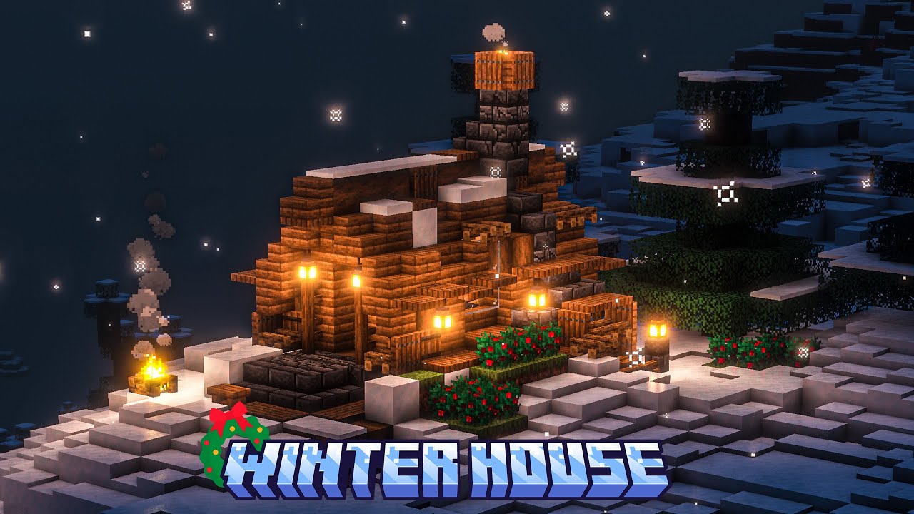 Minecraft: How to Build a Winter Survival Starter House Tutorial [Easy ...