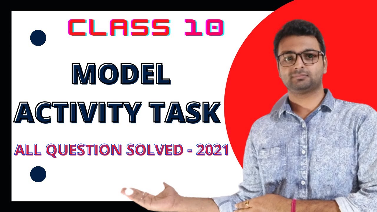 Model Activity Task Class 10 Math October | Class 10 Math | Model ...