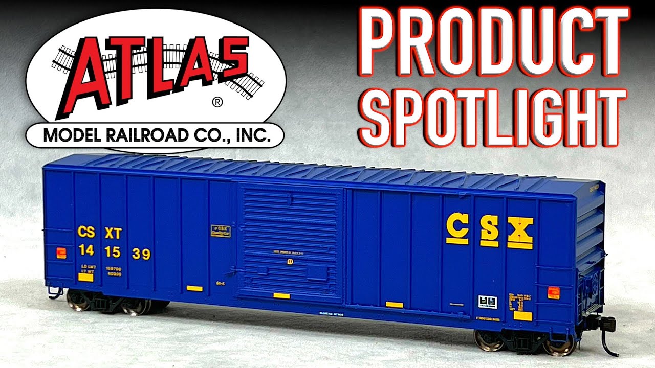 HO Scale FMC 5077 Single Door Boxcar Atlas Master Product Spotlight ...
