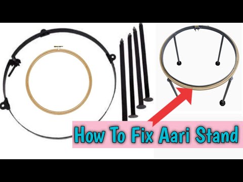 How To Fix Aari Stand/Aari stand ko kaise fix Karen#2 - YouTube