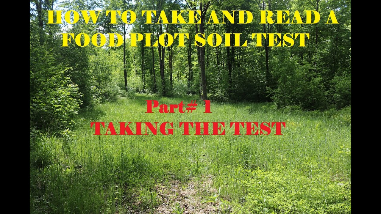 How to do a food plot soil test and then read the soil test PART #1 ...