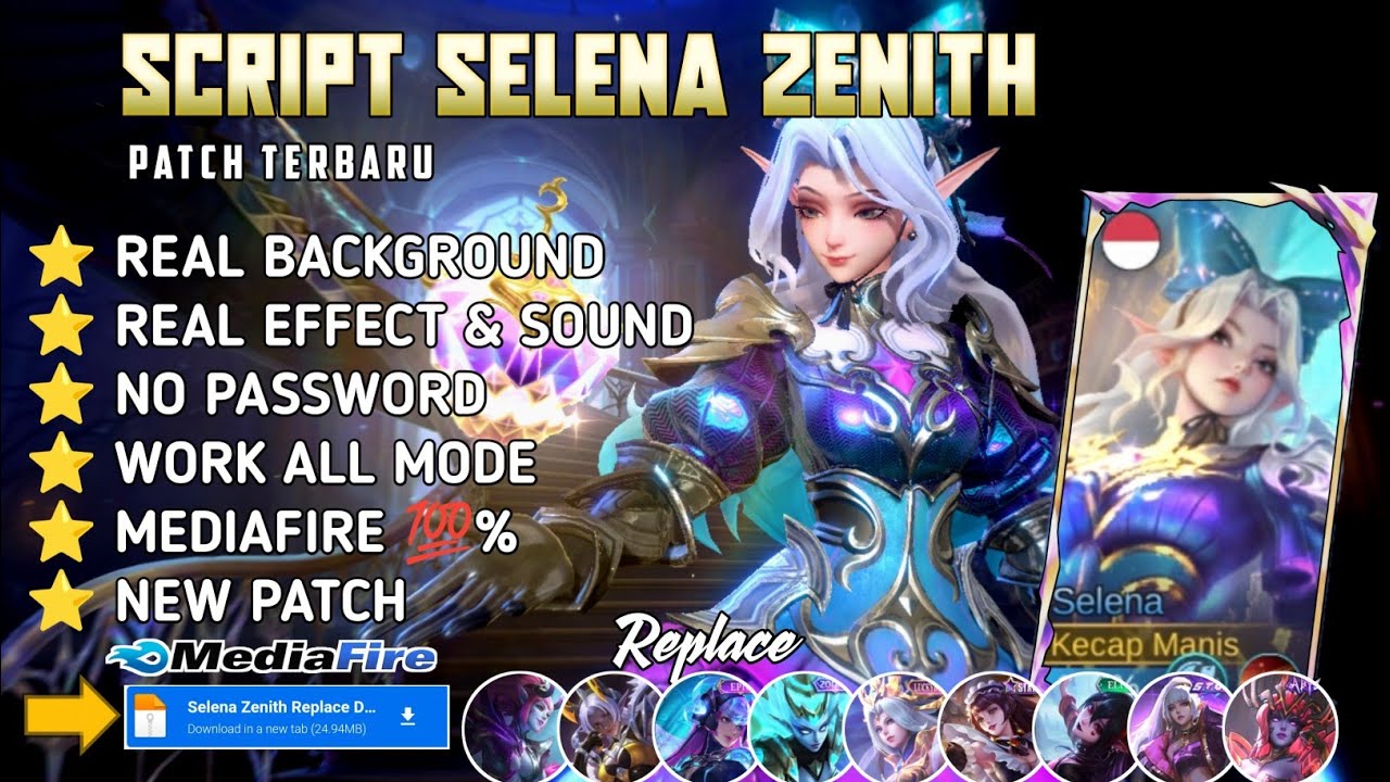 Script Selena Zenith No Password | Full Effect Voice | Patch Terbaru - YouTube