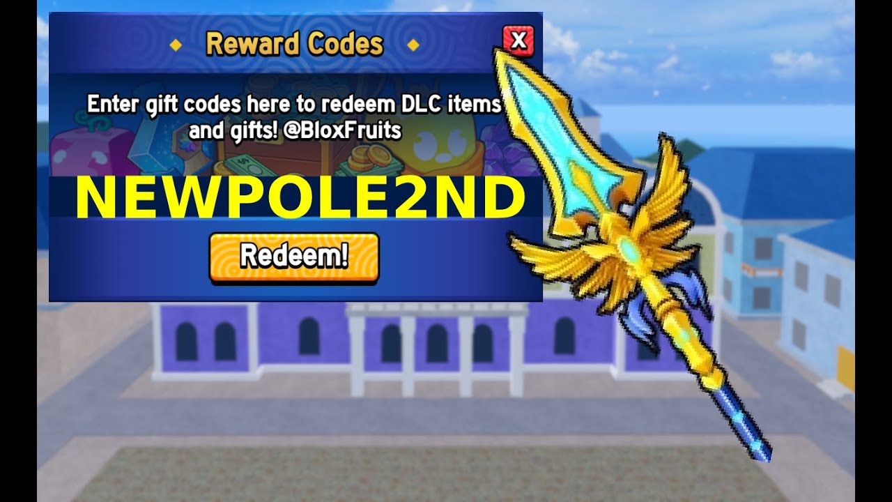 POLE SECOND FORM CODE BLOX FRUITS ROBLOX - YouTube