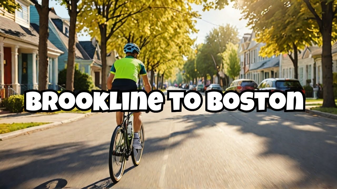 Boston Cycling Route - Coolidge Corner Brookline to Longwood - YouTube