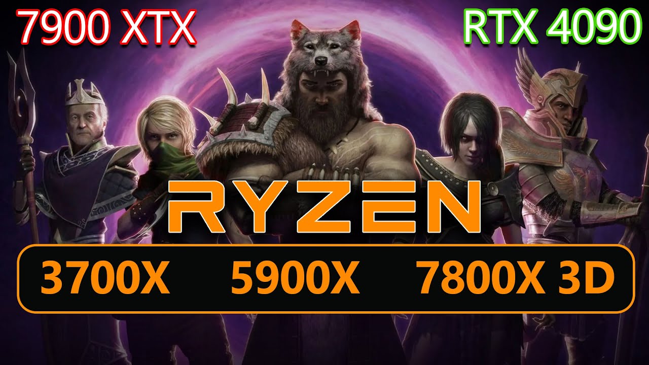 Last Epoch - Three Generations of Ryzen Processors with RTX 4090 and RX ...