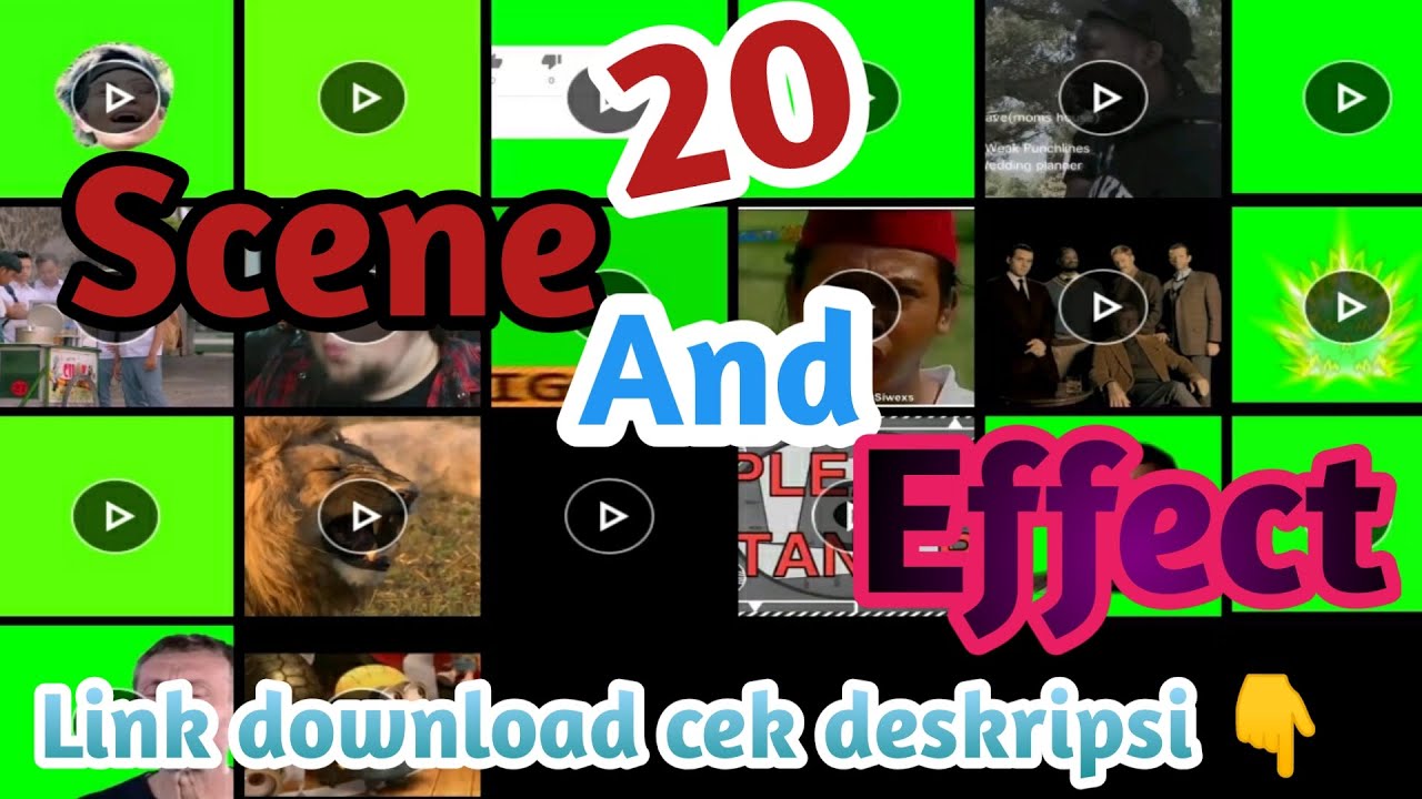 20 scene effect yang sering digunakan oleh youtuber || 2020 - YouTube