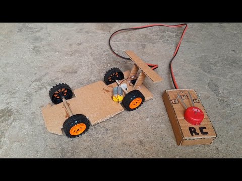 How To Make Remote control Cardboard Car At Home [Simple DIY RC Car ...