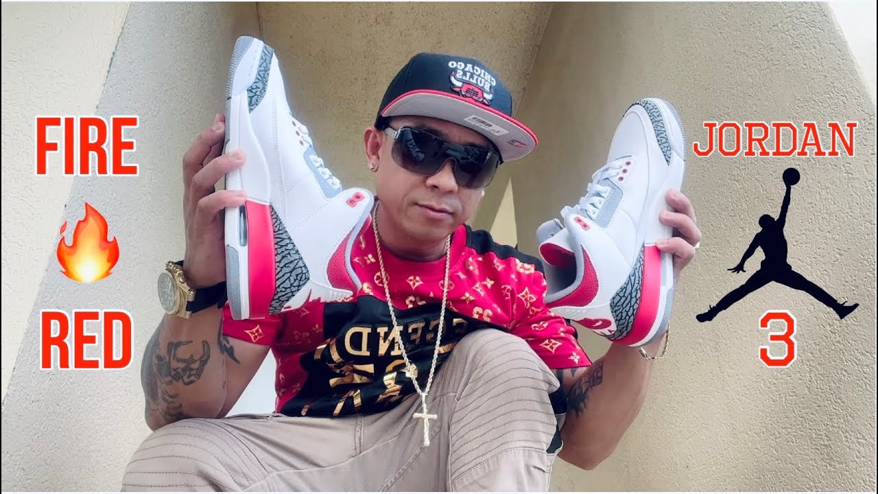 Check out the Jordan 3 Fire Red Unboxing and On Feet - YouTube