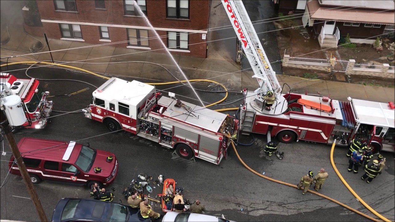 PASSAIC FIRE DEPARTMENT WITH MUTUAL AID COMPANIES BATTLING MAJOR 7TH ...