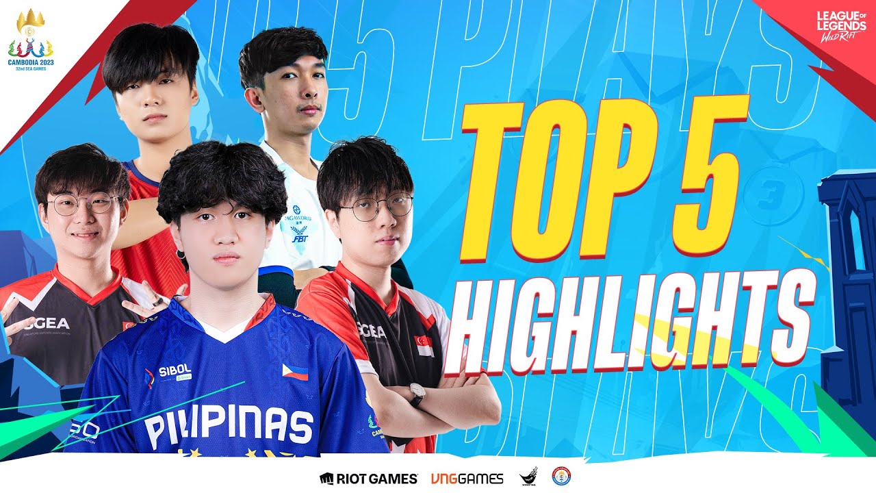 TOP 5 HIGHLIGHTS SEA GAMES 32 | BỘ MÔN LMHT: TỐC CHIẾN - SEA GAMES 32 ...