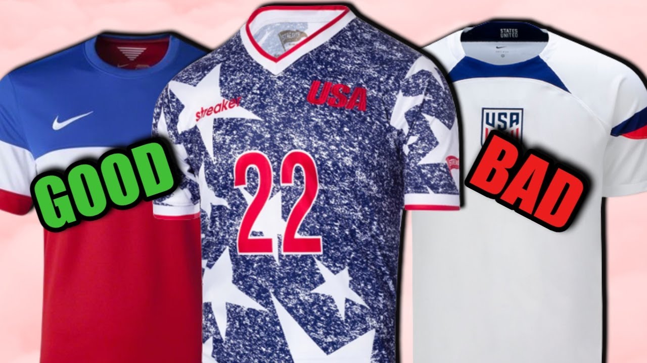 RANKING EVERY USMNT WORLD CUP JERSEY - YouTube