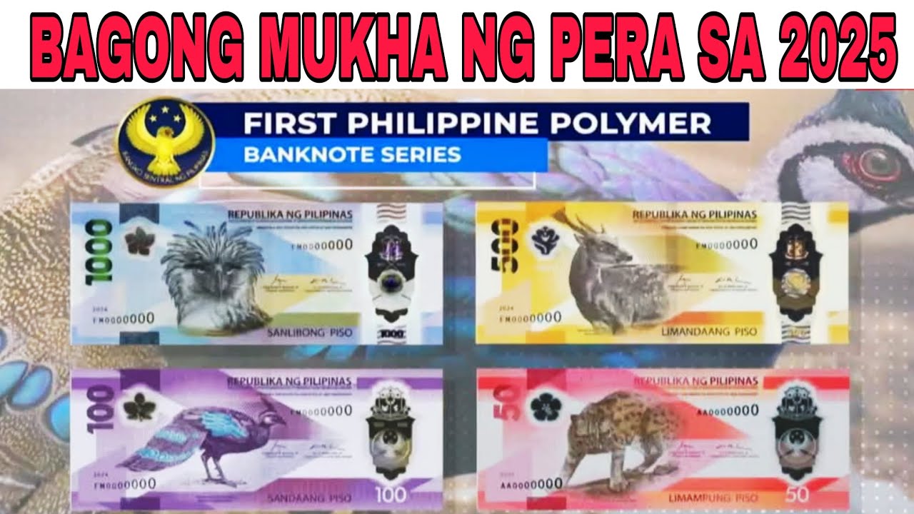 Bagong PERA ilalabas ng BSP ngayun first quarter ng 2025 na mga polymer ...