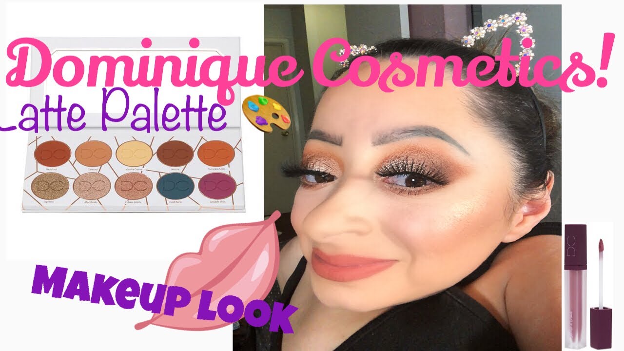 DOMINIQUE COSMETICS LATTE PALETTE TUTORIAL AND FIRST IMPRESSIONS! 😍 ...