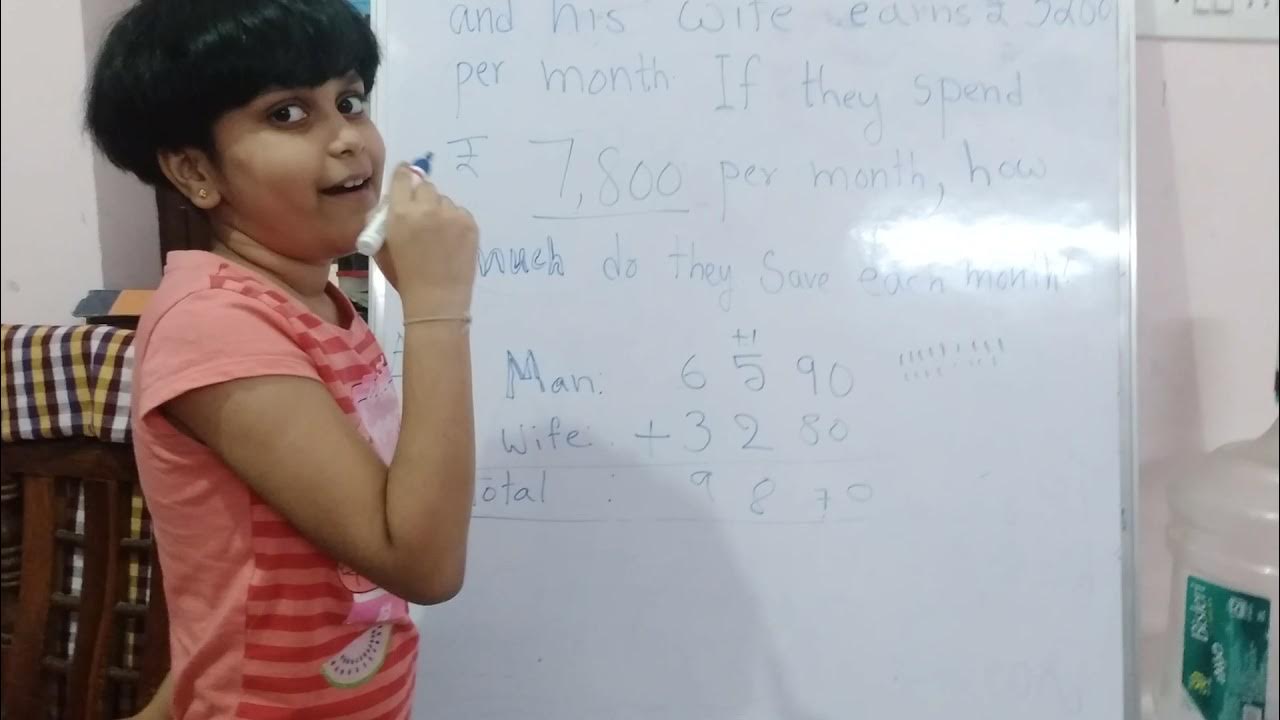 How to solve story based addition and subtraction problems in Math ...