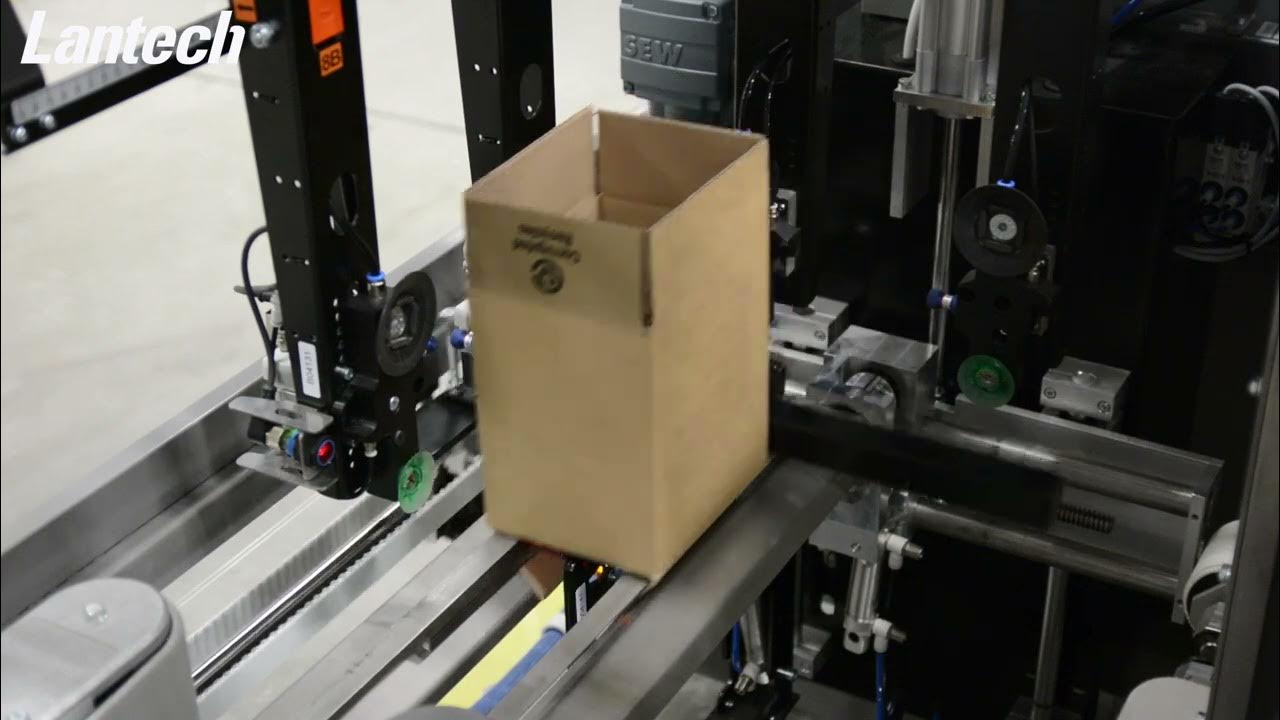 Lantech C1000 Case Erector Video Small Cases - YouTube