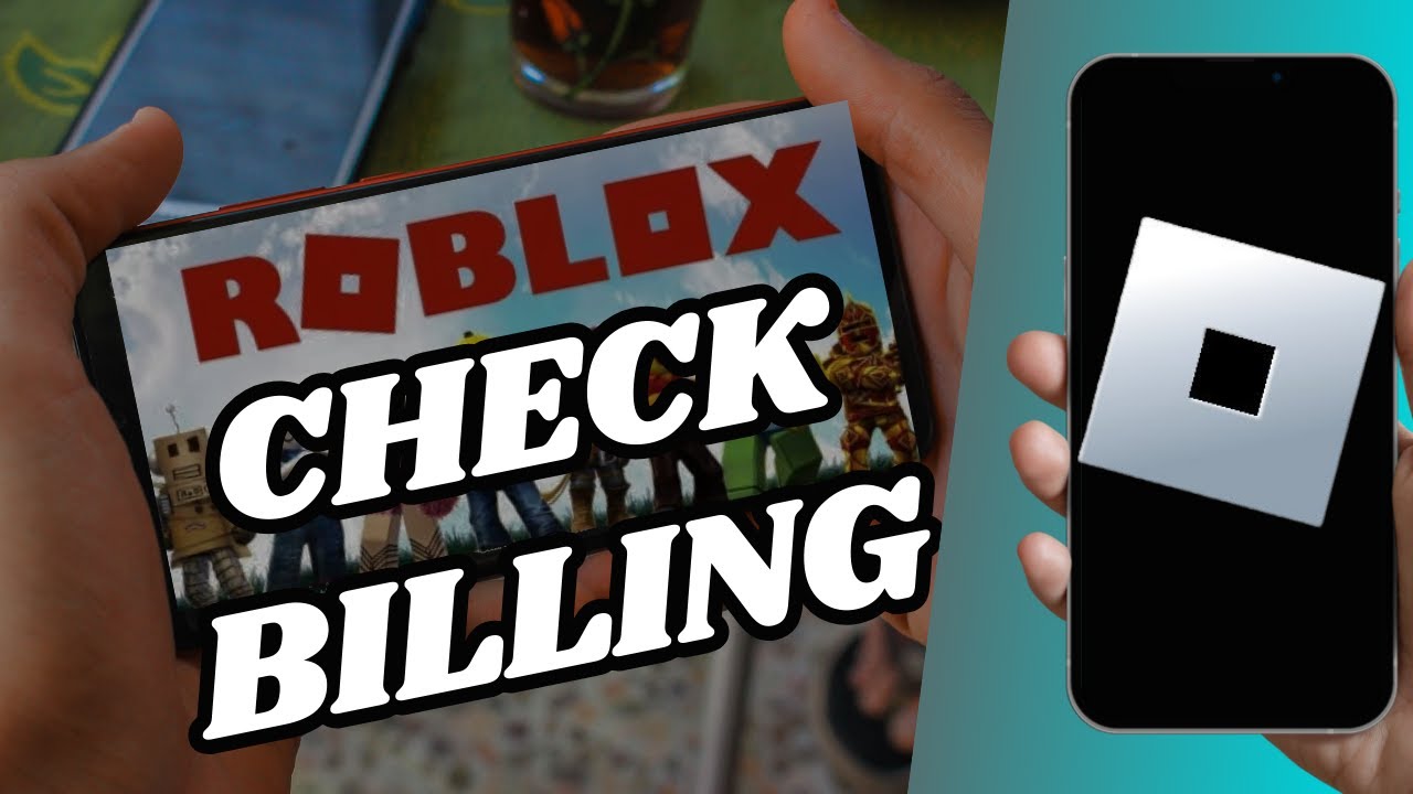How To Check Billing On Roblox Mobile - YouTube