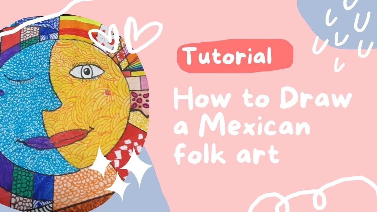 How to draw Mexican folk art || Sai And Yamini - YouTube