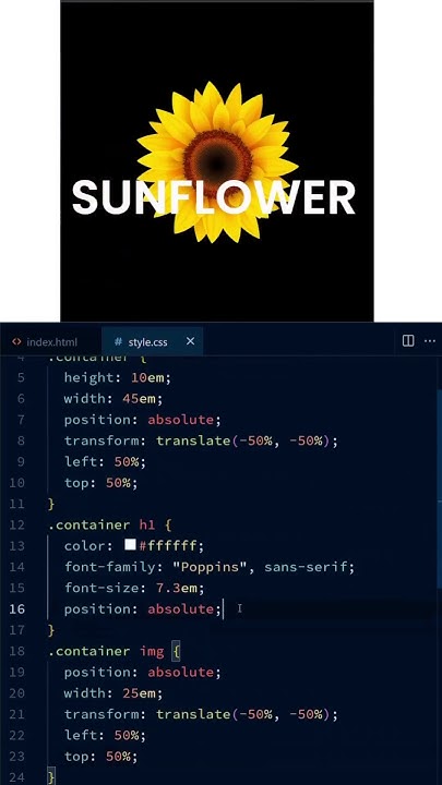 Using HTML and CSS make sunflower animation #html #software #website #trending#programming #css# ...