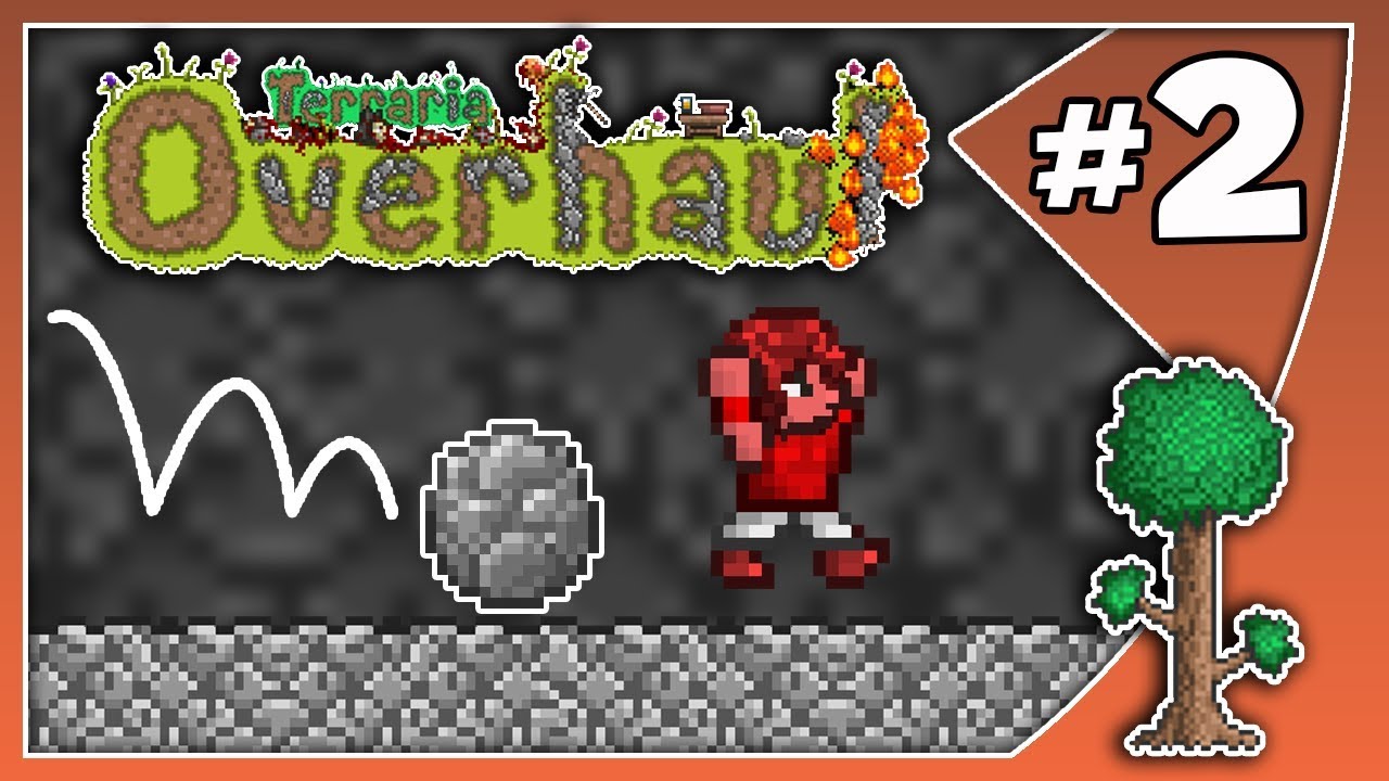 REALISTIC BOULDERS! // Terraria Overhaul Mod // Episode 2 - YouTube