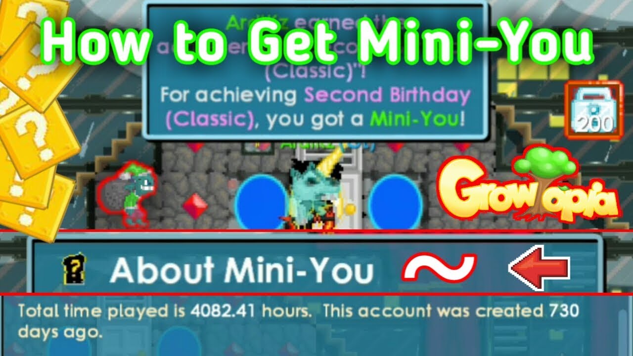 How to Get Mini-You | Growtopia - YouTube