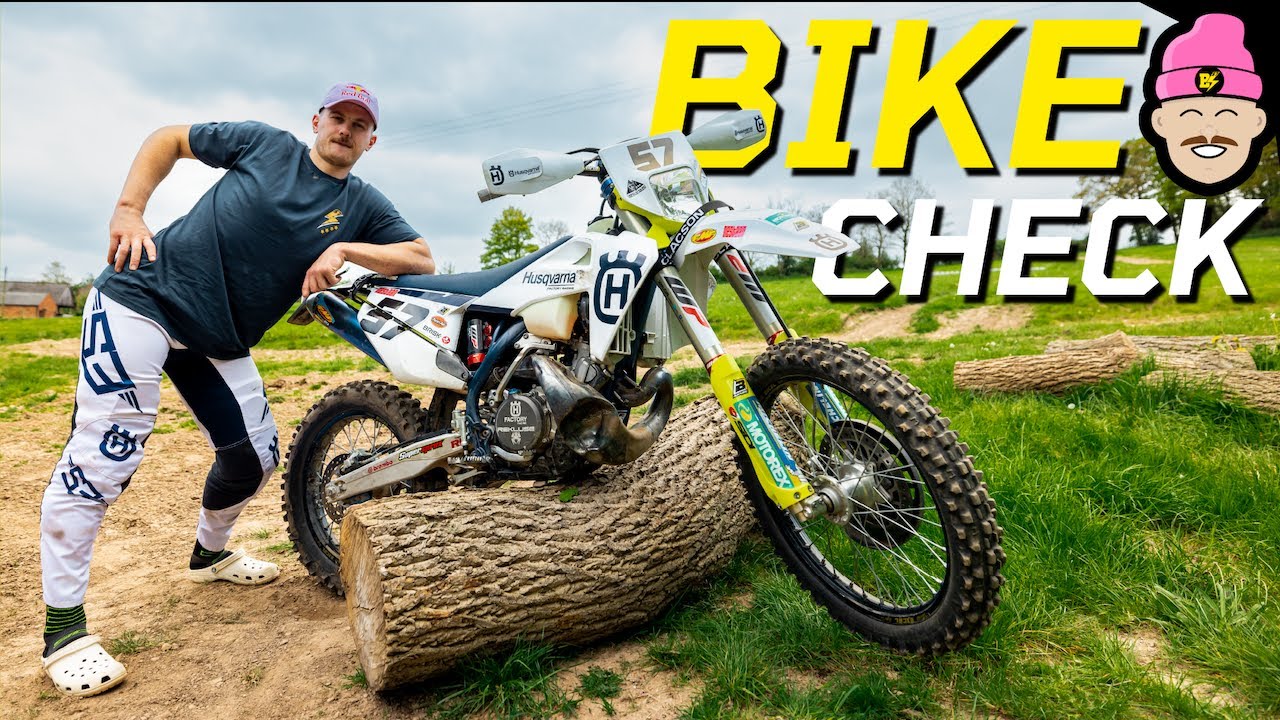MY 2023 HUSQVARNA TE300i HARD ENDURO BIKE SETUP - YouTube