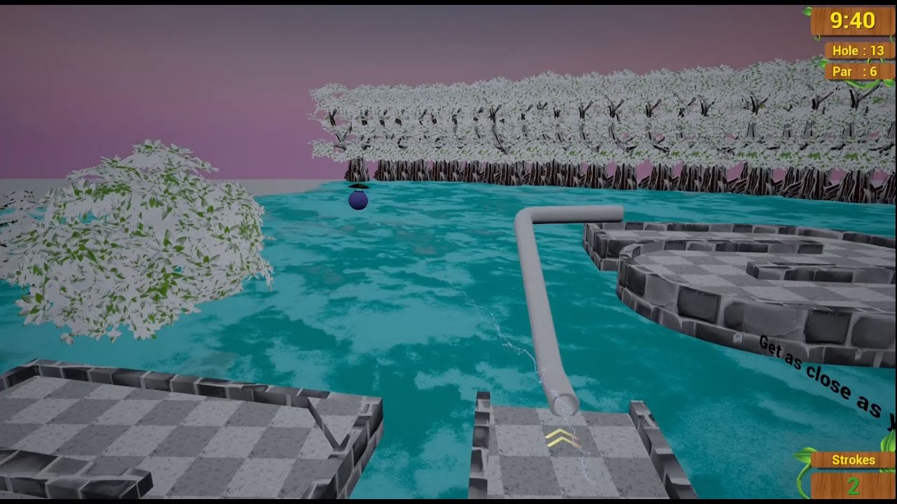 Golf It! Freezing Winter Awesome Map - YouTube