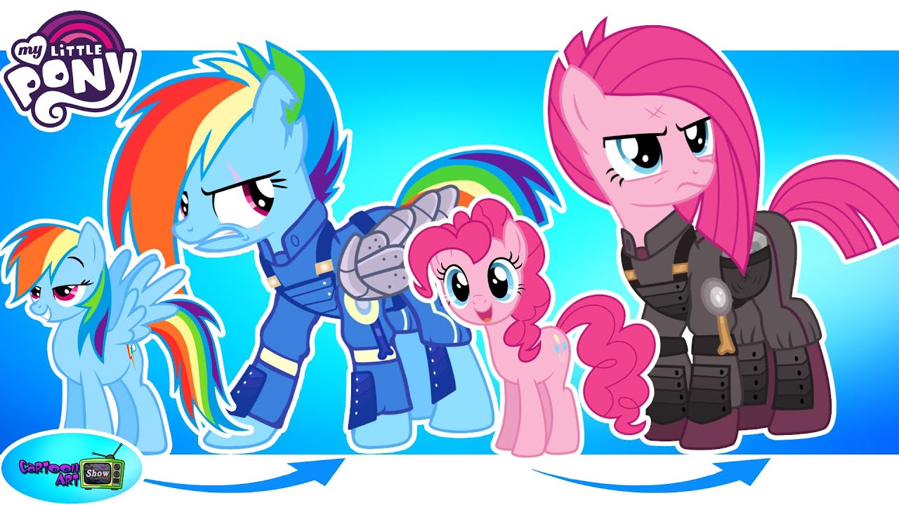 My Little Pony G4 Growing Up into Future Adult Pony characters ...