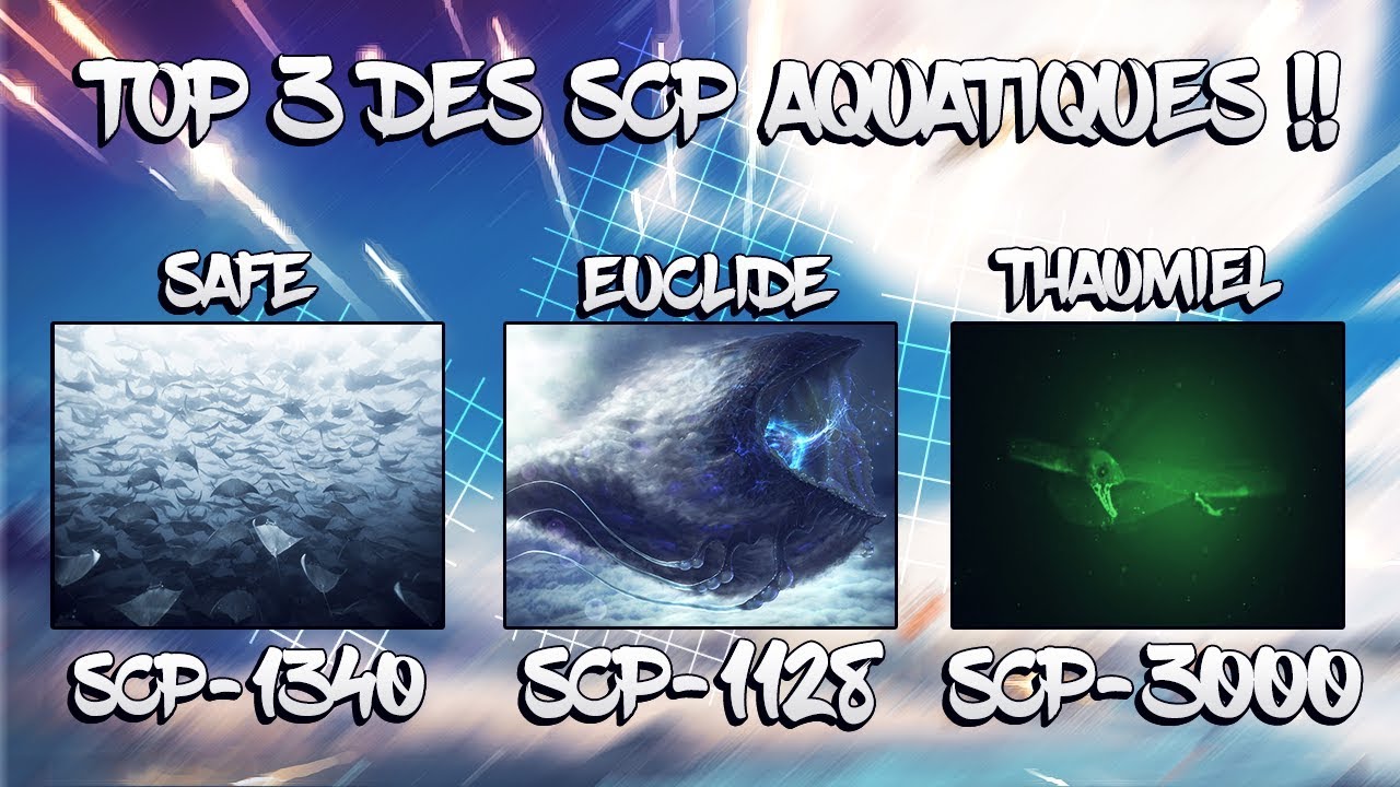 TOP 3 DES SCP AQUATIQUES !! - Ninjaxx - YouTube