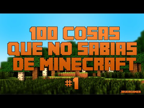 100 Cosas que no sabias de Minecraft | #1 - YouTube