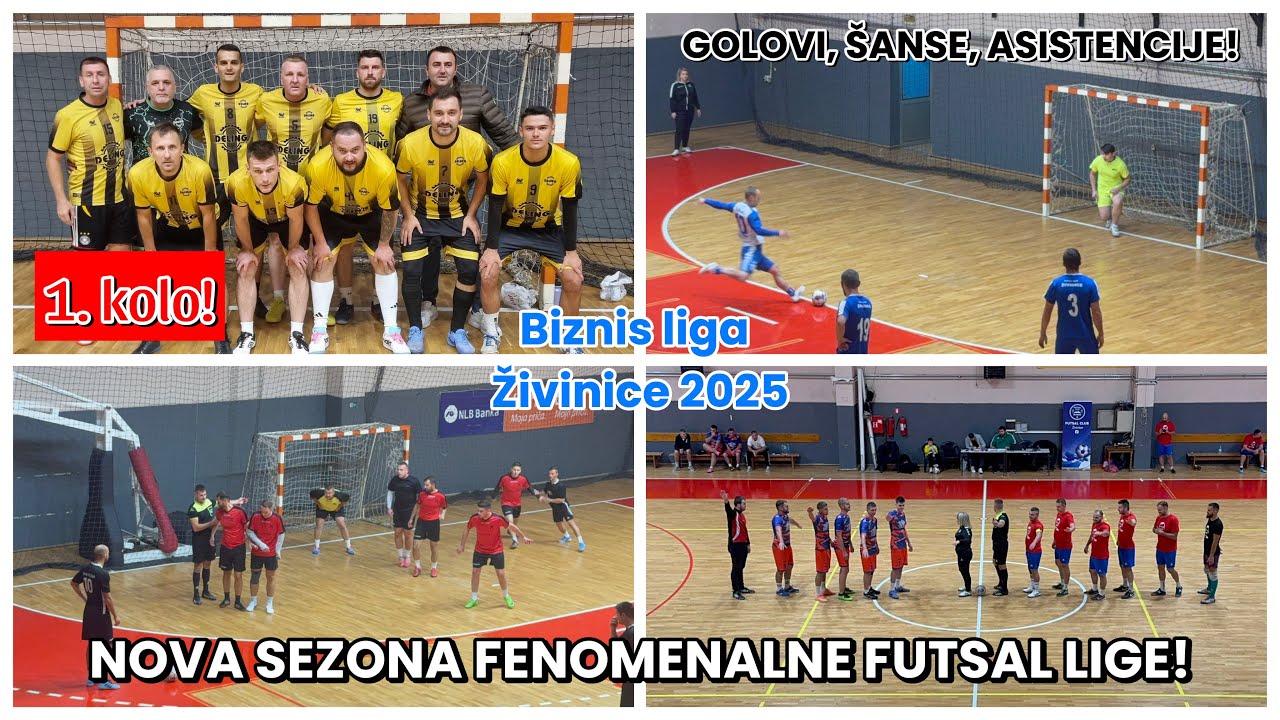 BIZNIS LIGA U ŽIVINICAMA POČINJE! UŽIVAJTE U ODLIČNOM FUTSALU! | Biznis ...