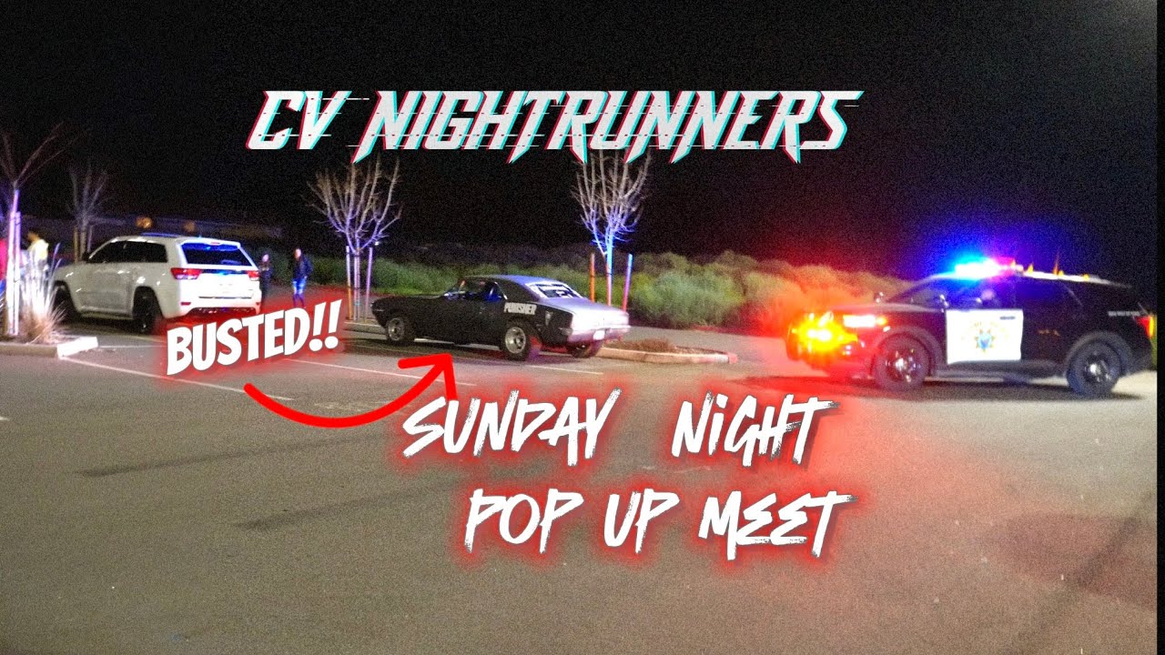 SUNDAY NIGHT CAR MEET POP UP W/ NR *Mike Sherm wins a $80 foot race ...