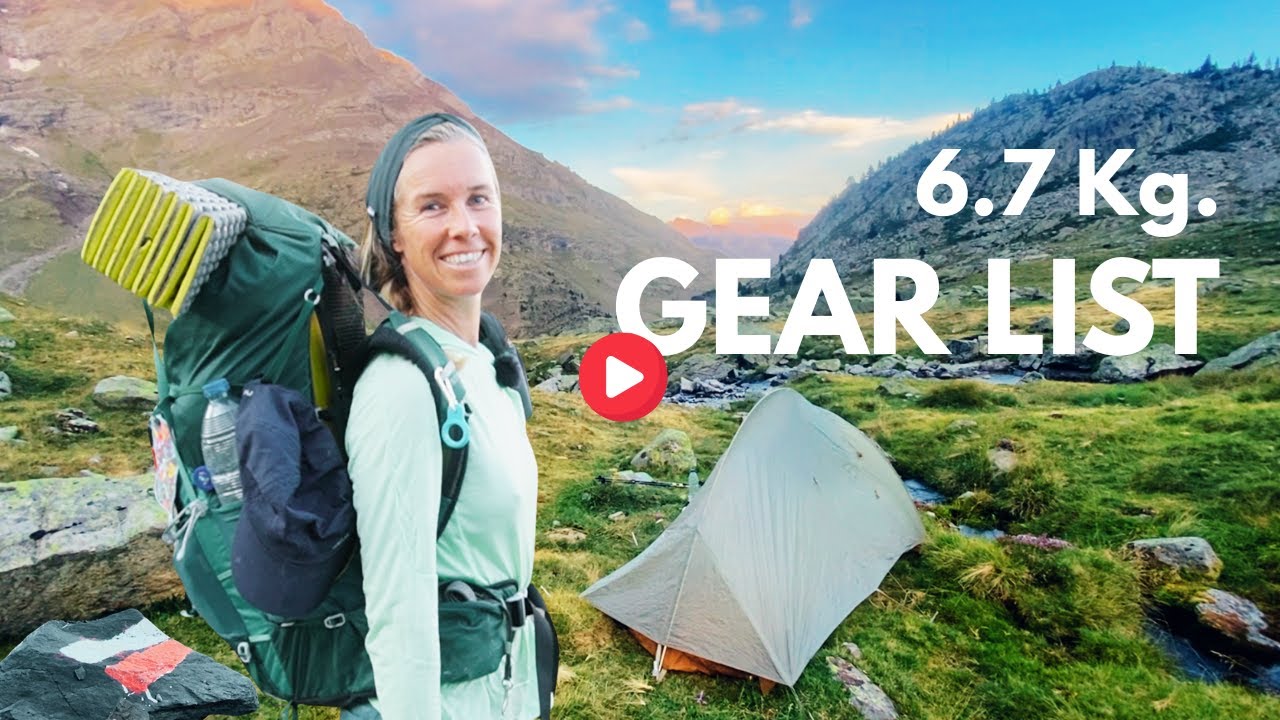 What’s In My Backpack Hiking 850km across the Pyrenees? GR11 - YouTube