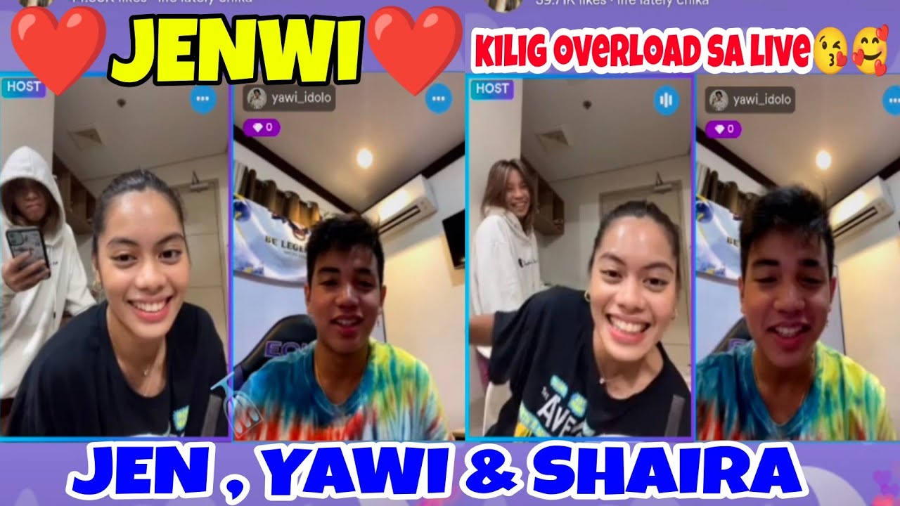#JENWI ️ (SUPER KILIG SA LIVE😘) JENNIFER NIERVA , TRISTAN (YAWI ...