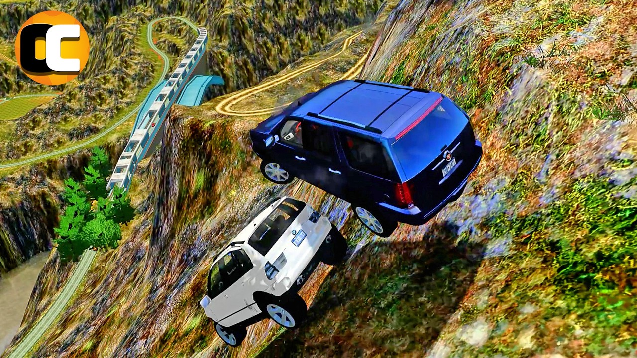 GTA 4 Cliff Drops Crashes with Real Cars mods Ep. 98 | Odycrash - YouTube