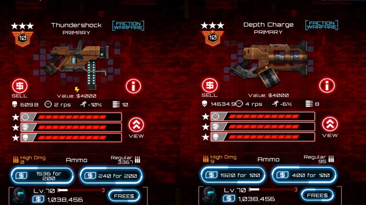 SAS 4: thundershock & deepth charge (nightmare) [faction war weapons ...