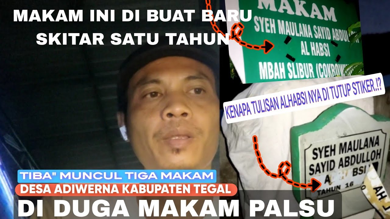 🔥🔴Tiba-Tiba Ada Makam Habib.!! MUncul Tiga Makam Di Samping Makam Mbah ...