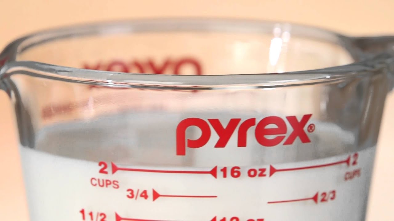 Pyrex - 2 Cup Measuring Cup - YouTube