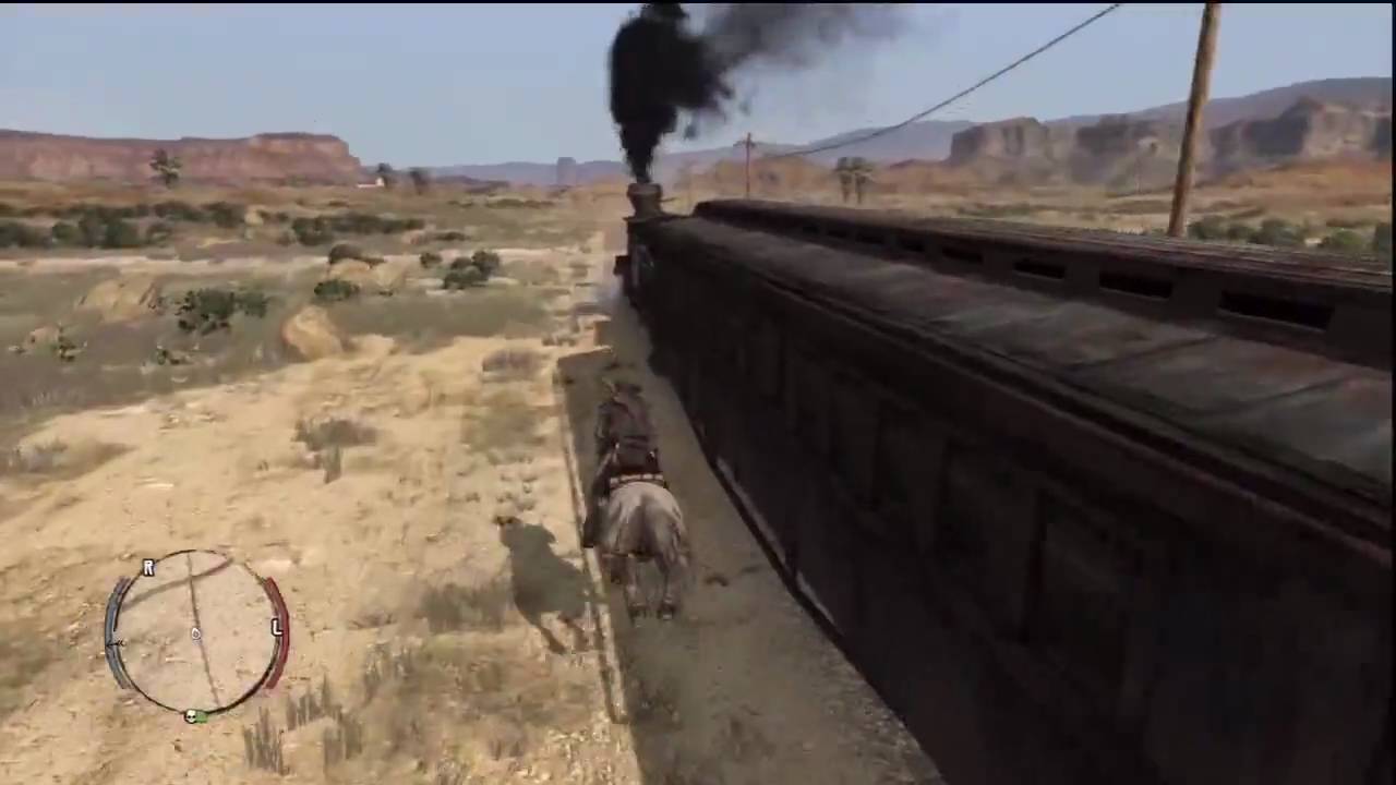 Red Dead Redemption Train Jacking - YouTube