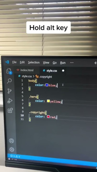 Use This Vs Code Shortcut To Have 3 Cursorscoding Html Computerscience Webdev Programming