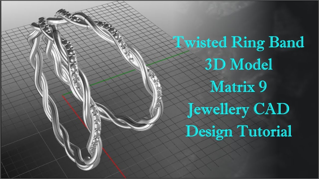 HOW TO DESIGN TWISTED 💍RING || LIGHT WEIGHT RING || CAD DESIGN ...