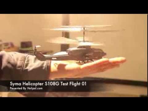 Syma S108G Gyro Micro Helicopter Test Flight Elicopter cu telecomanda ...