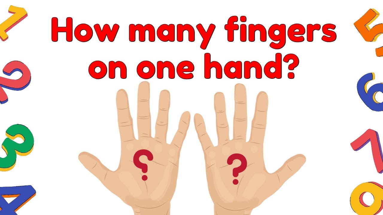 How many fingers on one hand, Counting song for kids #viral # ...