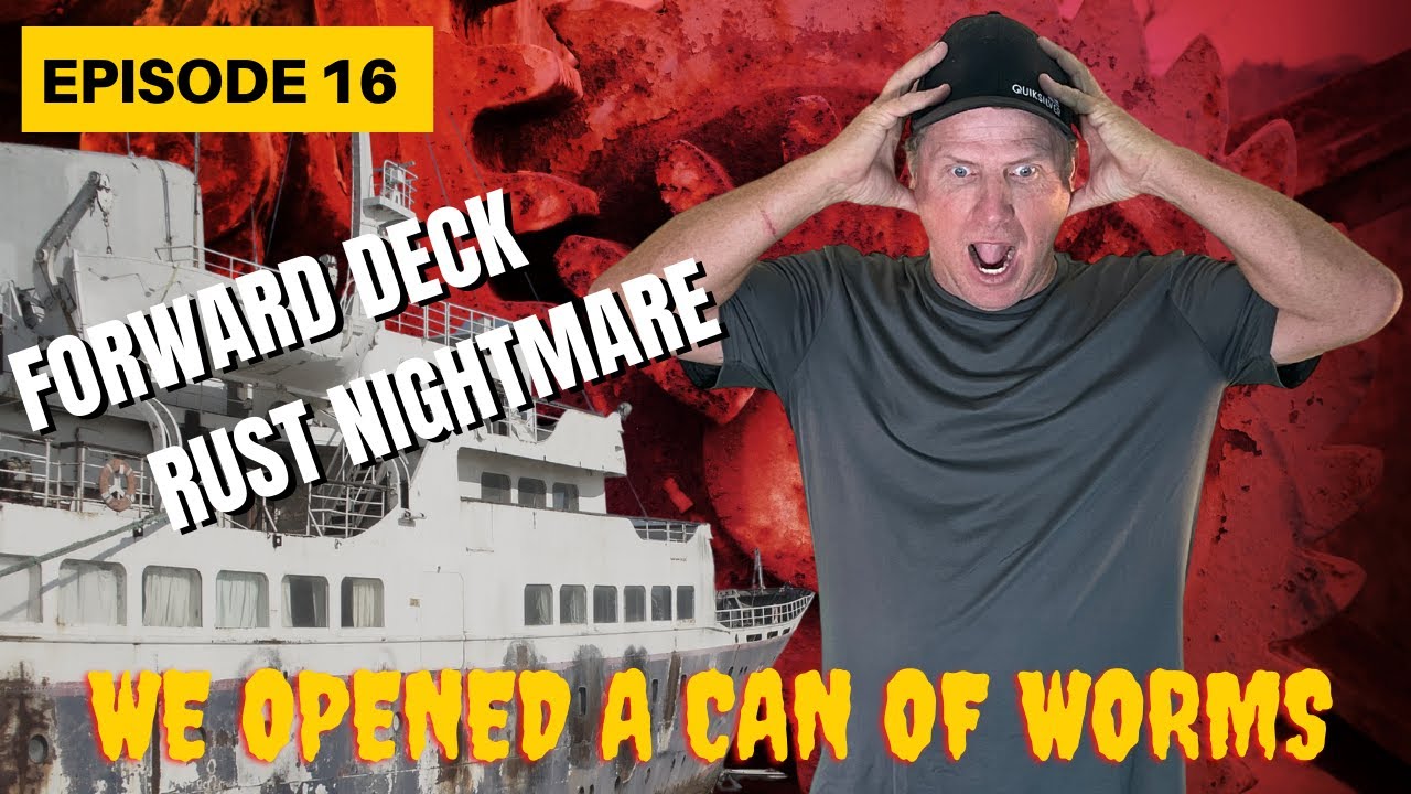 EP: 16 MASSIVE RUST NIGHTMARE DIY HOW TO FIX A STEEL DECK ( THE DIY ...