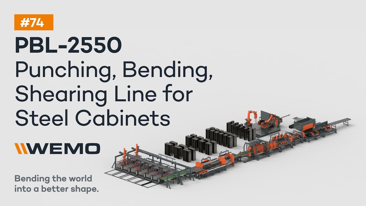 #74 Automated Sheet Metal Punching, Bending, Joining Machine Video for ...